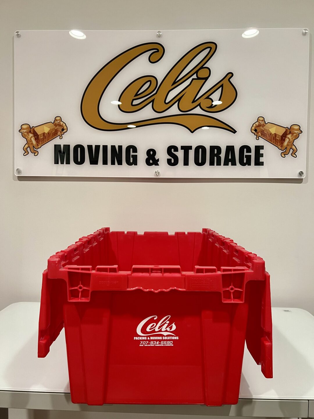 Re-Usable Packing Bins - Celis Movers